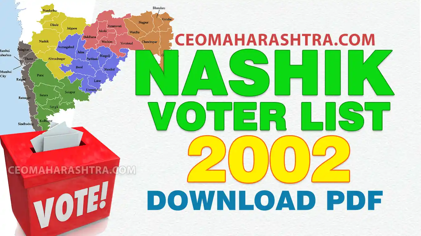 Nashik District 2002 Voter List SIR PDF Download
